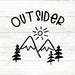 Outside is the Best Side SVG File, Cute Outdoorsy Digital Download, DIY ...