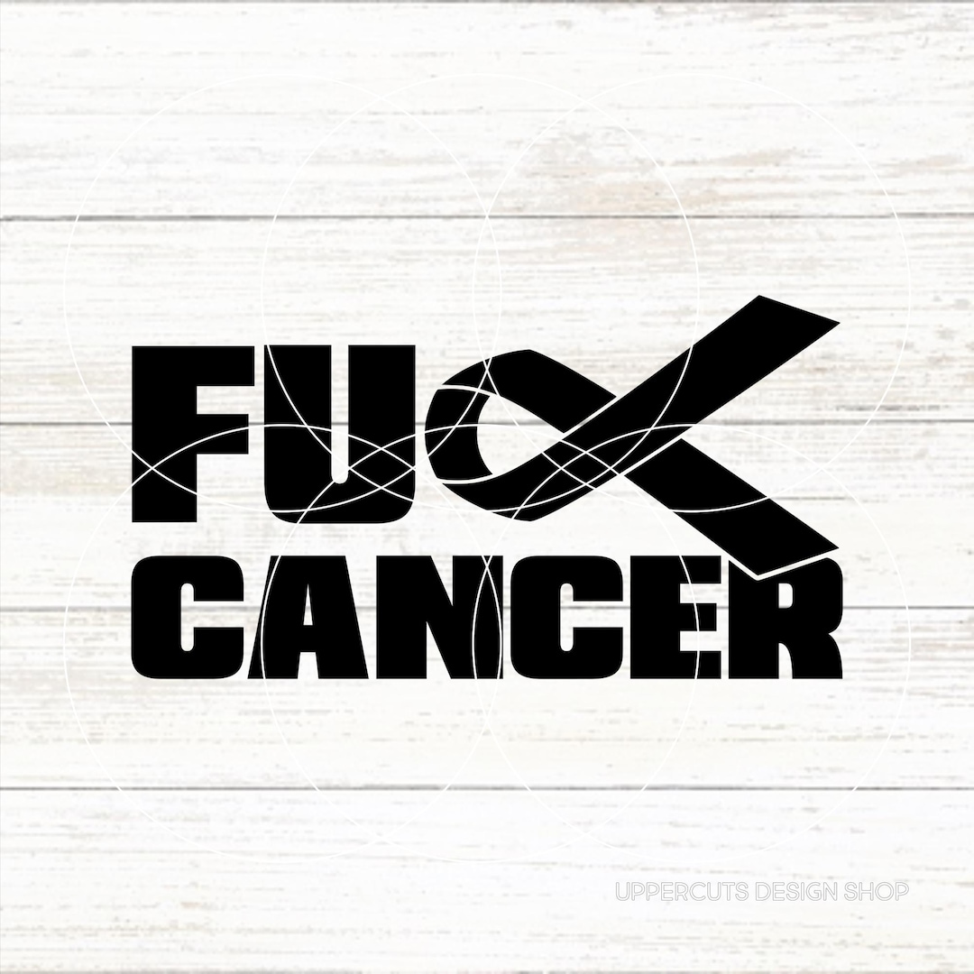 F Cancer SVG, Fu*k Cancer, Cancer Awareness Svg, Breast Cancer ...
