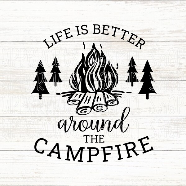 Campfire Svg - Etsy