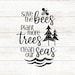 Save the Bees, Plant More Trees, Clean the Seas SVG, Earth Day SVG ...
