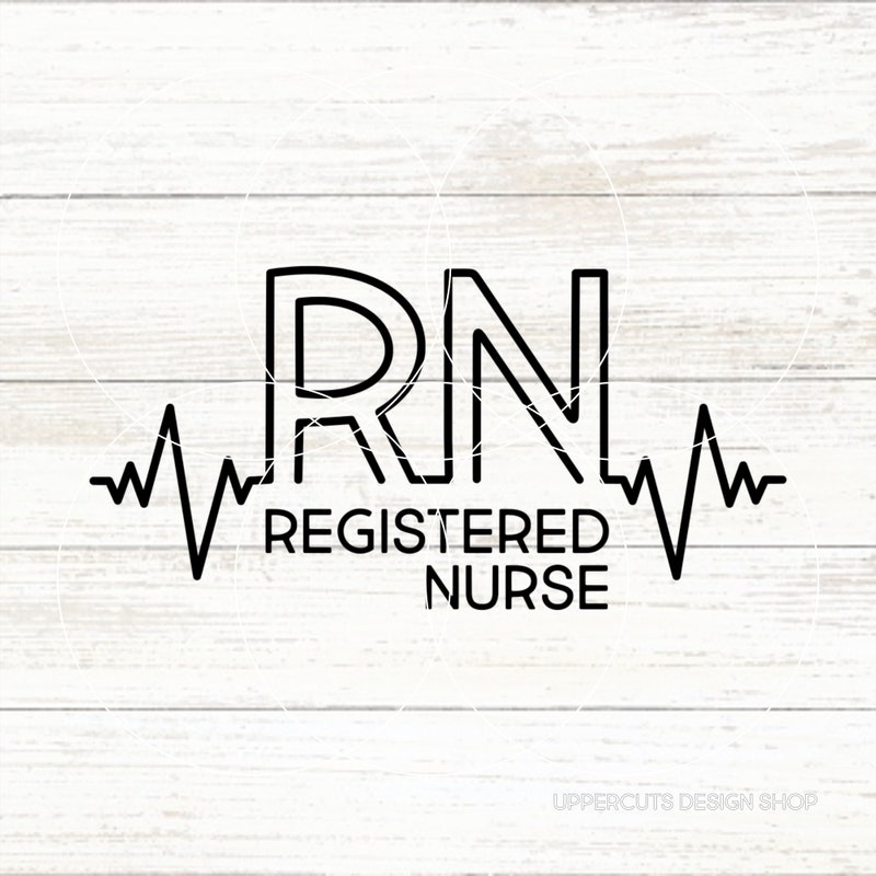 Registered Nurse Svg - Etsy