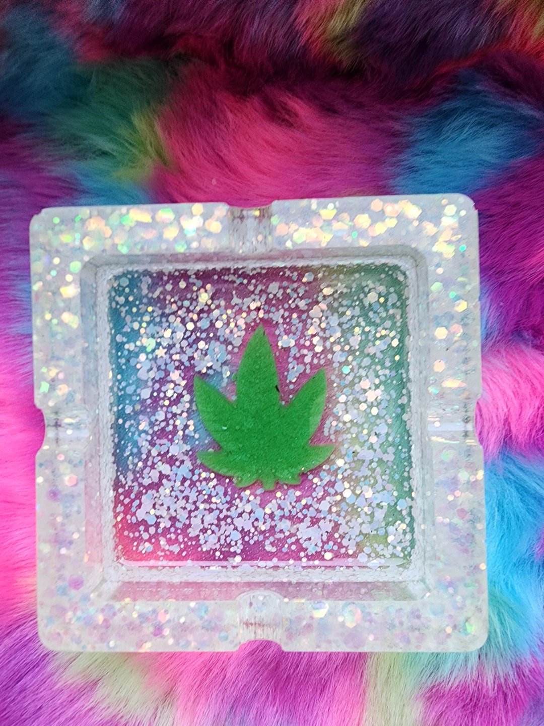 Holographic Glitter Ashtray - Etsy