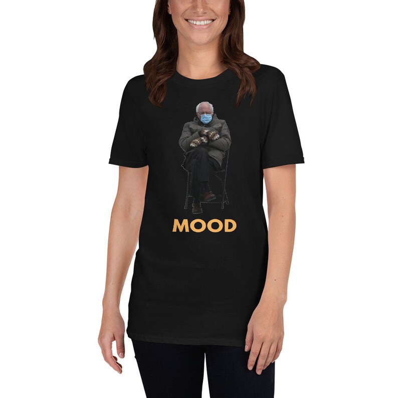 Bernie Sanders Sitting Meme Mood Shirt Bernie Mood Sitting - Etsy