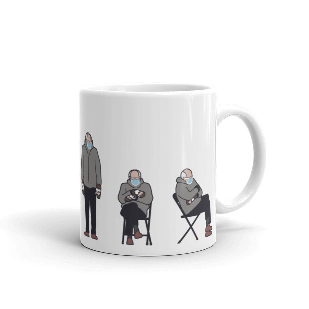 Bernie Sanders Mug Meme - Feel the Bern - Best Bernie Mittens Mug ...