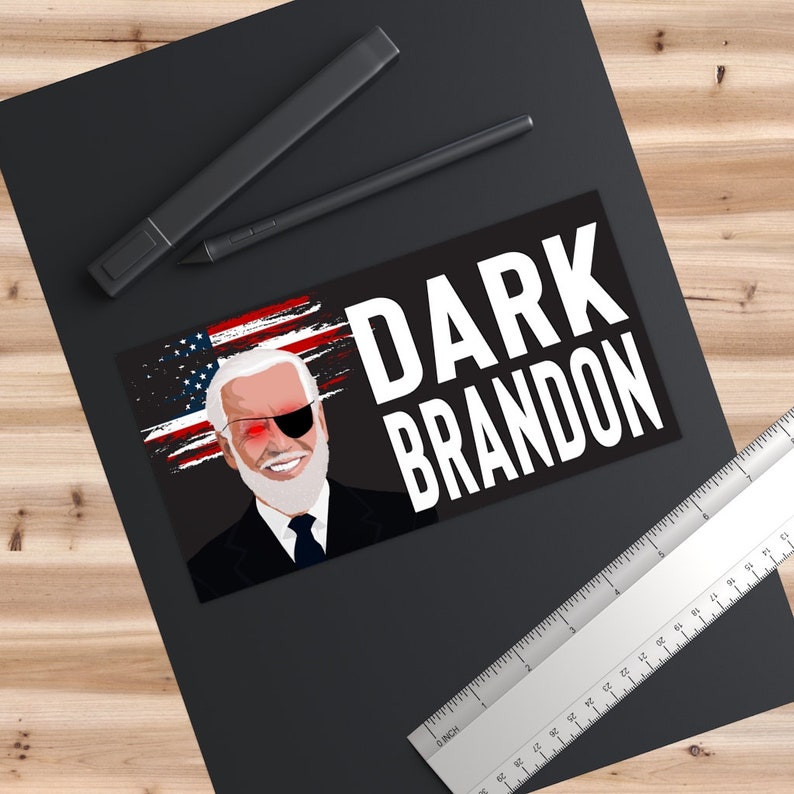Dark Brandon Bumper Sticker Funny Pro Biden Bumper Vinyl - Etsy
