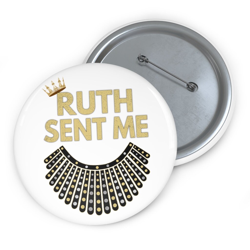 Ruth Sent Me Dissent Collar Pin RBG Ruth Bader Ginsburg | Etsy
