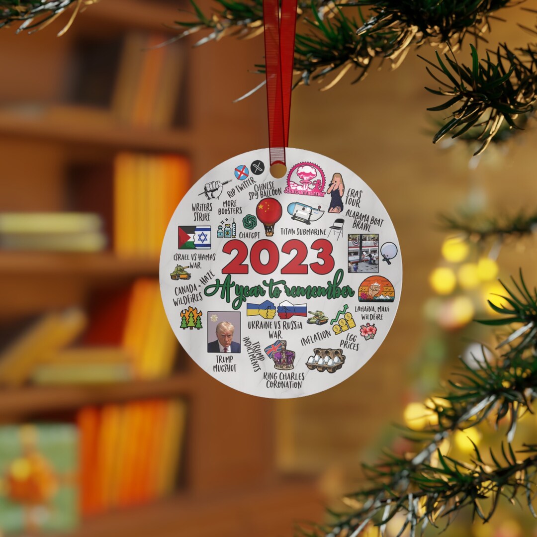 2023 Christmas Ornament 2023 Keepsake Ornament Lightweight Shaterproof ...