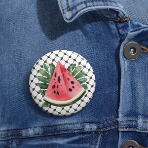 Not a Watermelon Palestine Pin Button - for Those Who Stand With ...