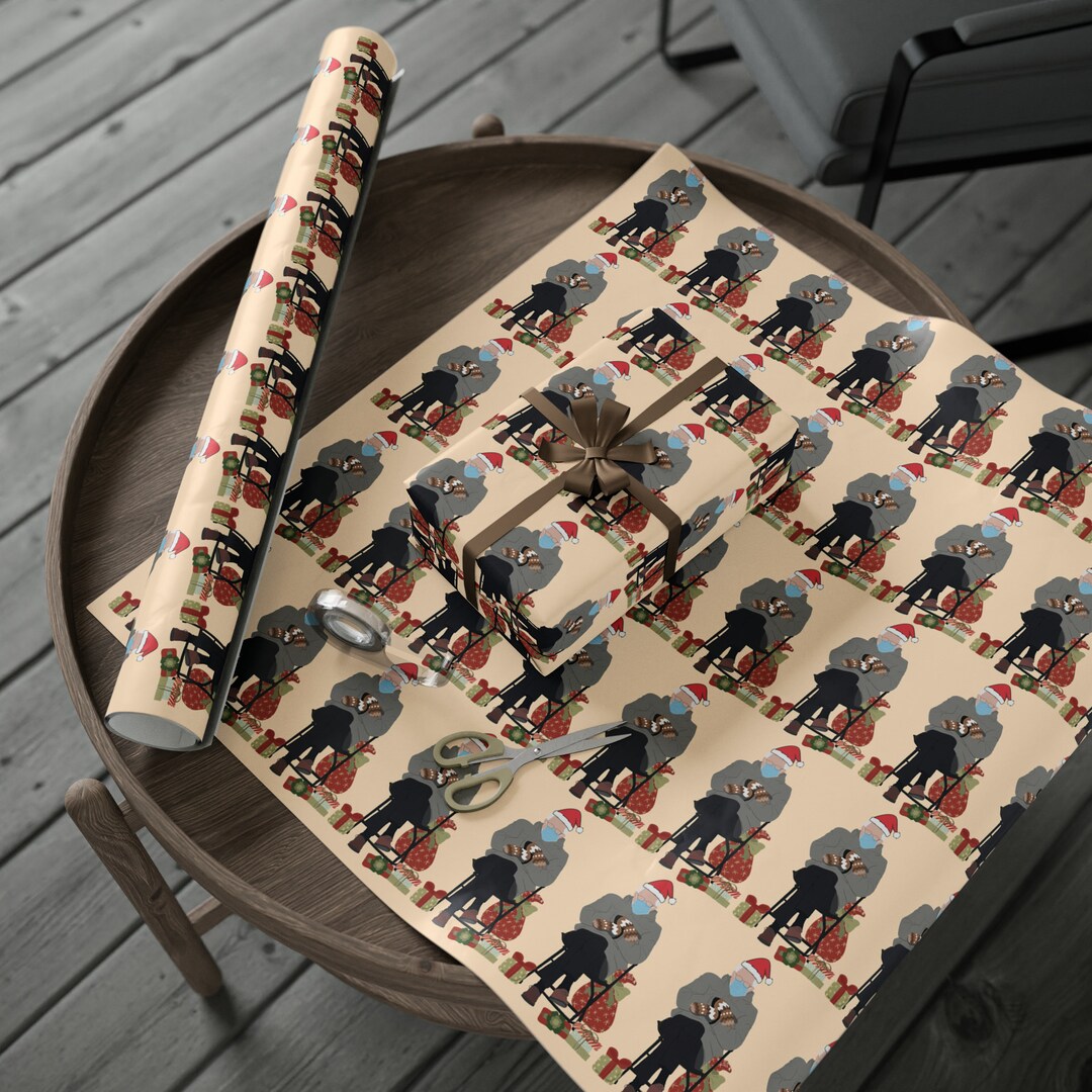 Bernie Sanders Mittens Meme Christmas Gift Wrap - Funny Bernie Wrapping ...