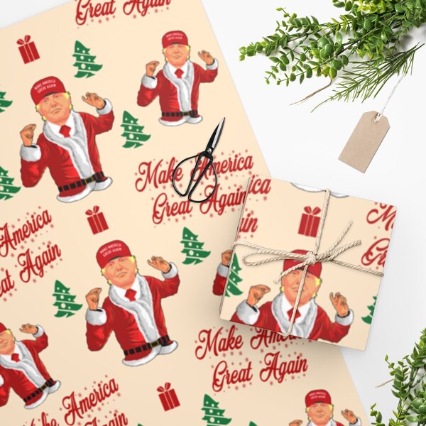 Trump Wrapping Paper - Shop Online - Etsy