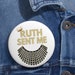 Ruth Sent Me Dissent Collar Pin - RBG Ruth Bader Ginsburg Custom Pin ...