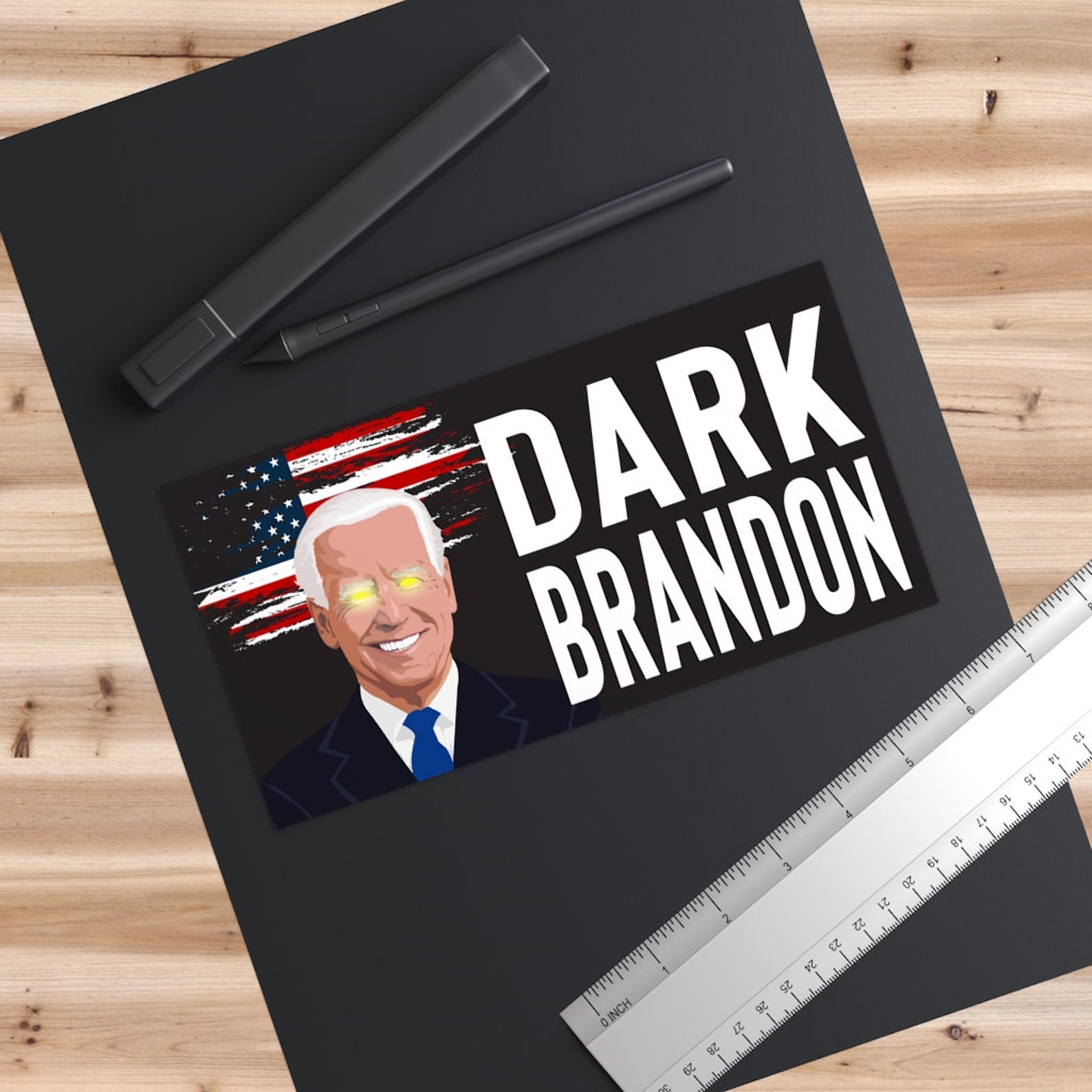 Dark Brandon Bumper Sticker Funny Pro Biden Bumper Vinyl - Etsy