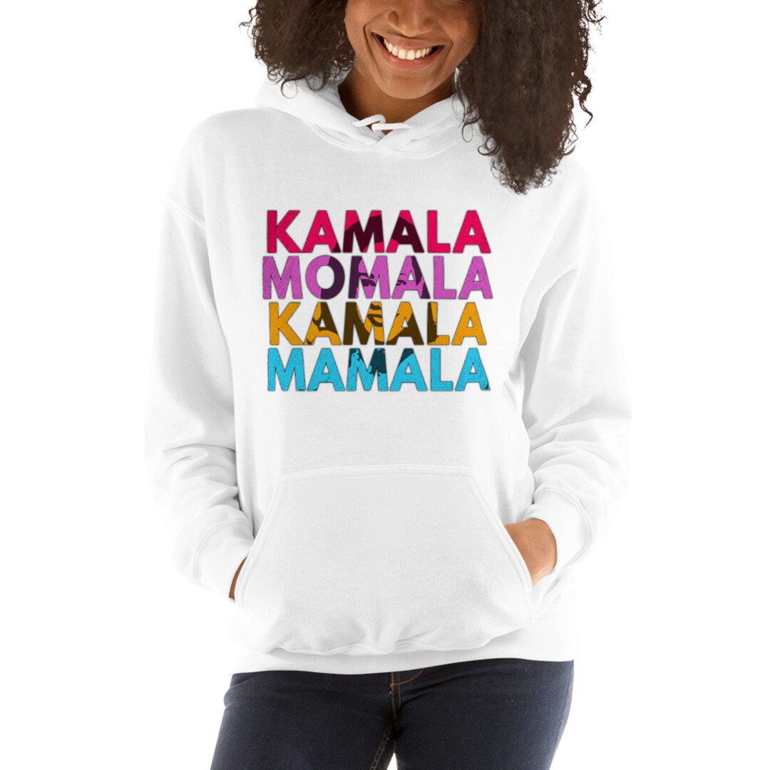 Kamala Momala Kamala Mamala Harris Hoodie - Kamala Aunty Vote Kamala ...
