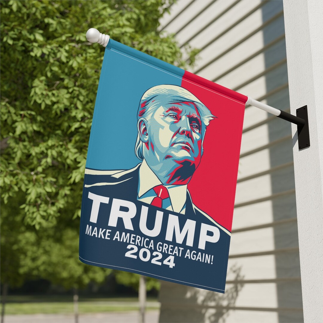 Trump 2024 Election Garden & House Banner 12"x18" and 24.5"x32" Pro ...