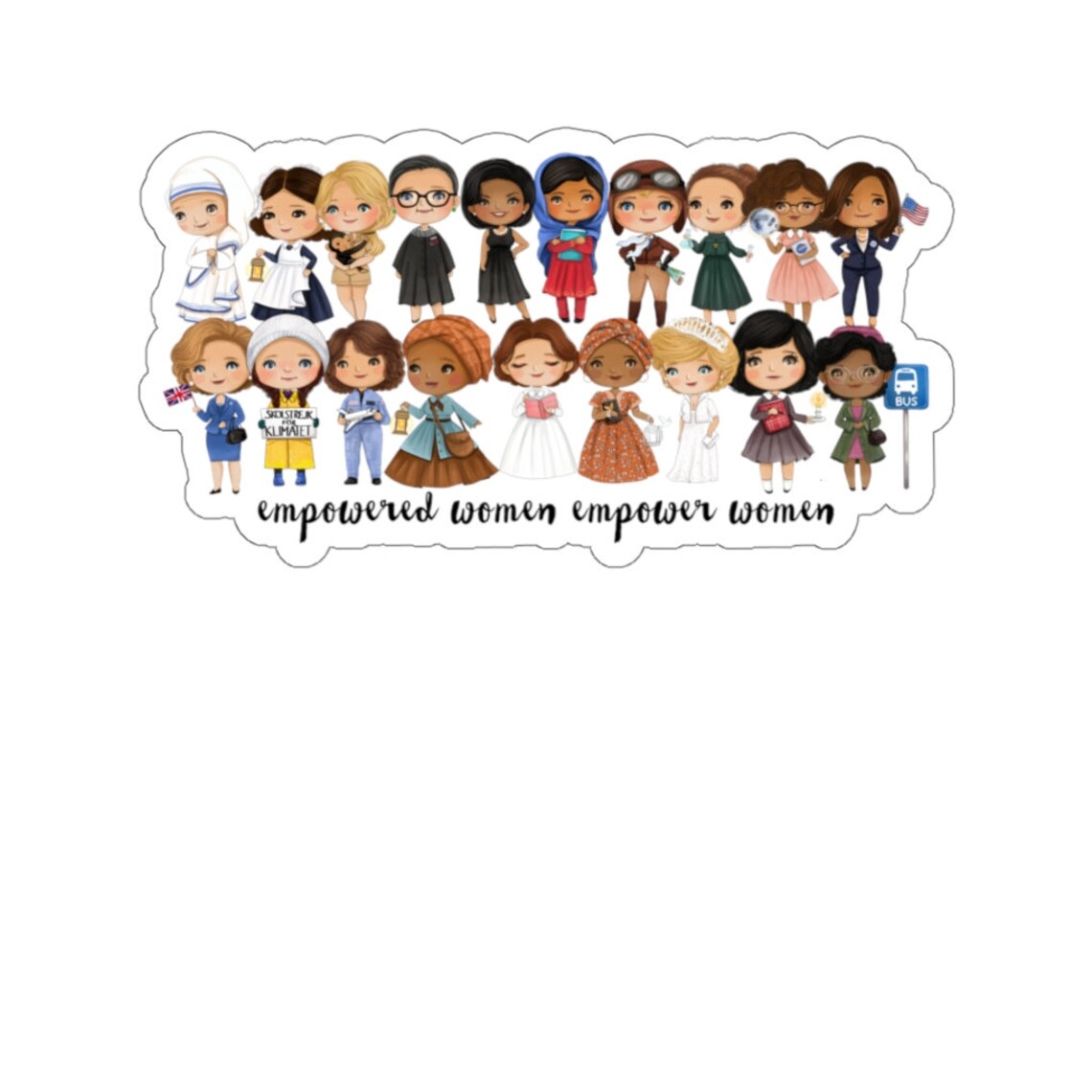 Empowered Women Empower Women Sticker - Wonderful Women - RBG Kamala ...