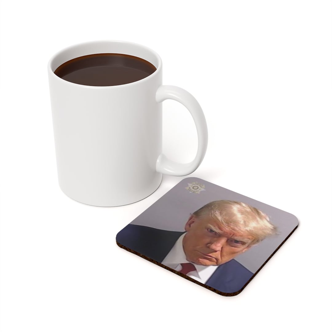 The Georgia Trump Mugshot Coaster - Trump Coaster Trump Gift Trump ...