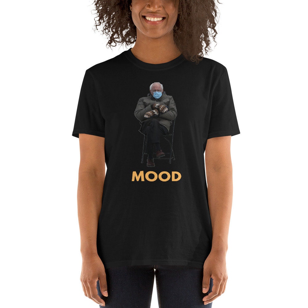 Bernie Sanders Sitting Meme Mood Shirt Bernie Mood Sitting - Etsy