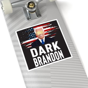 Dark Brandon Sticker - Funny Pro Biden Indoor Sticker Dark Brandon ...