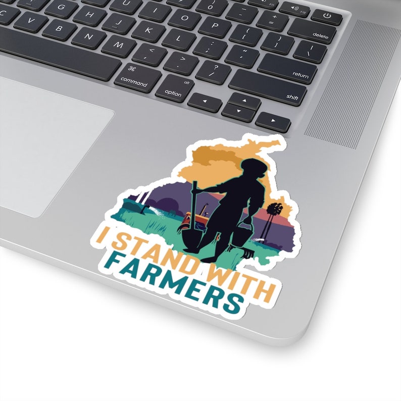 I Stand With Farmers Sticker Punjab India Farmers Support - Etsy