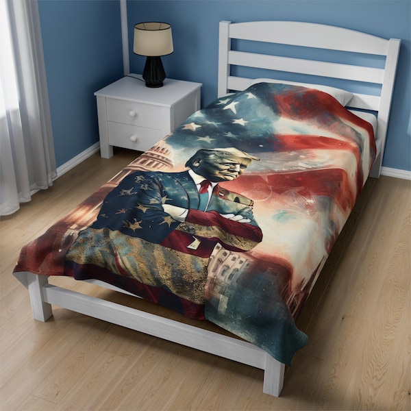 Trump Blanket - Etsy