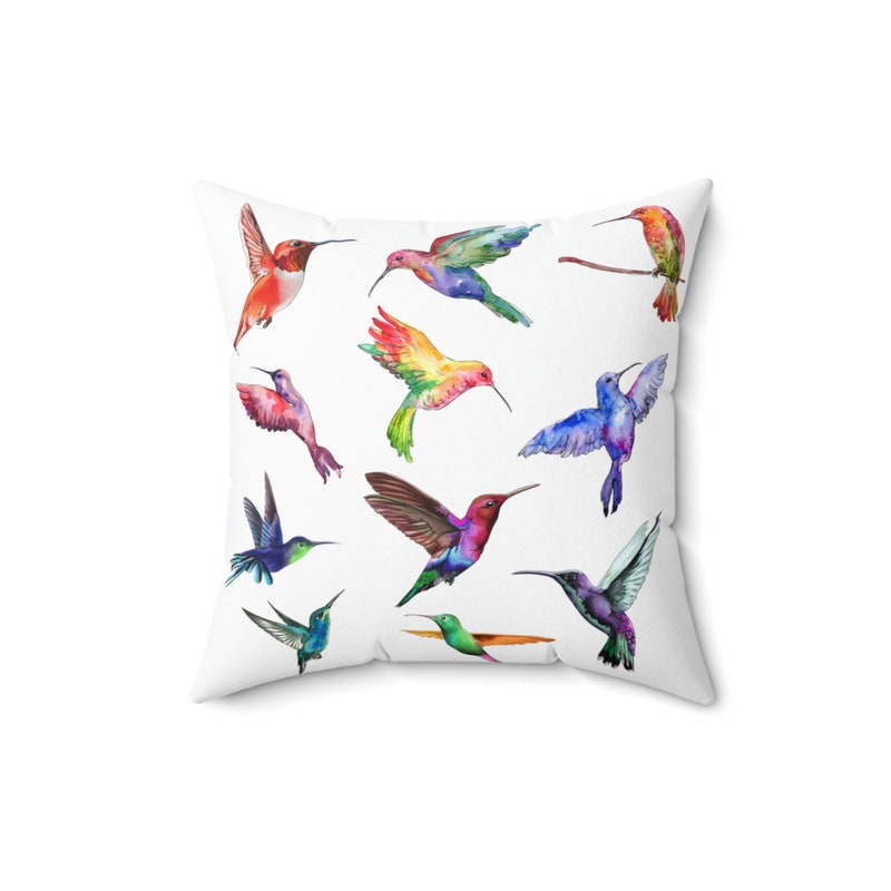 Hummingbird Pillow - Etsy