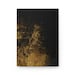 Bold Beautiful Black Gold Print Hardcover Journal Matte Vintage Style ...