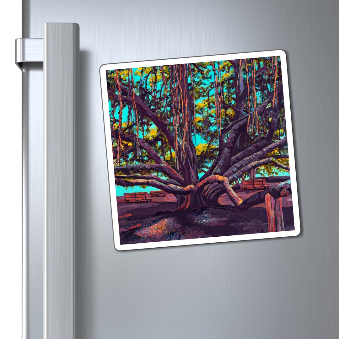 Support Maui Lahaina Banyan Tree Maui Magnets Lahaina Strong Magnet ...