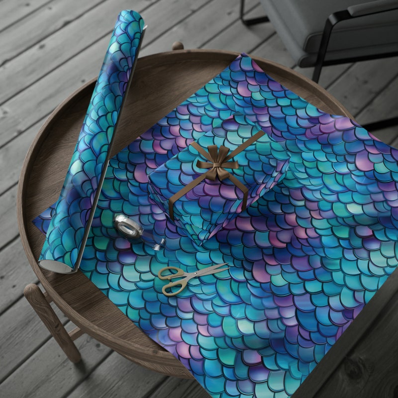 Mermaid Wrapping Paper - Etsy
