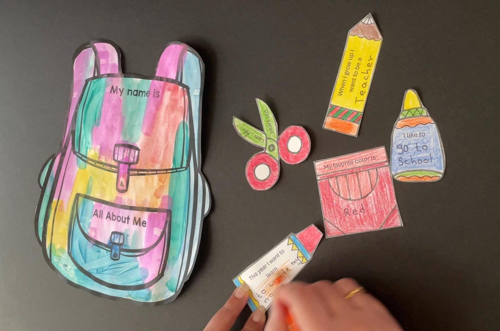 Kids Pre Cut Crafts , Back to School, Craft Kit, Homeschool Supplies ...