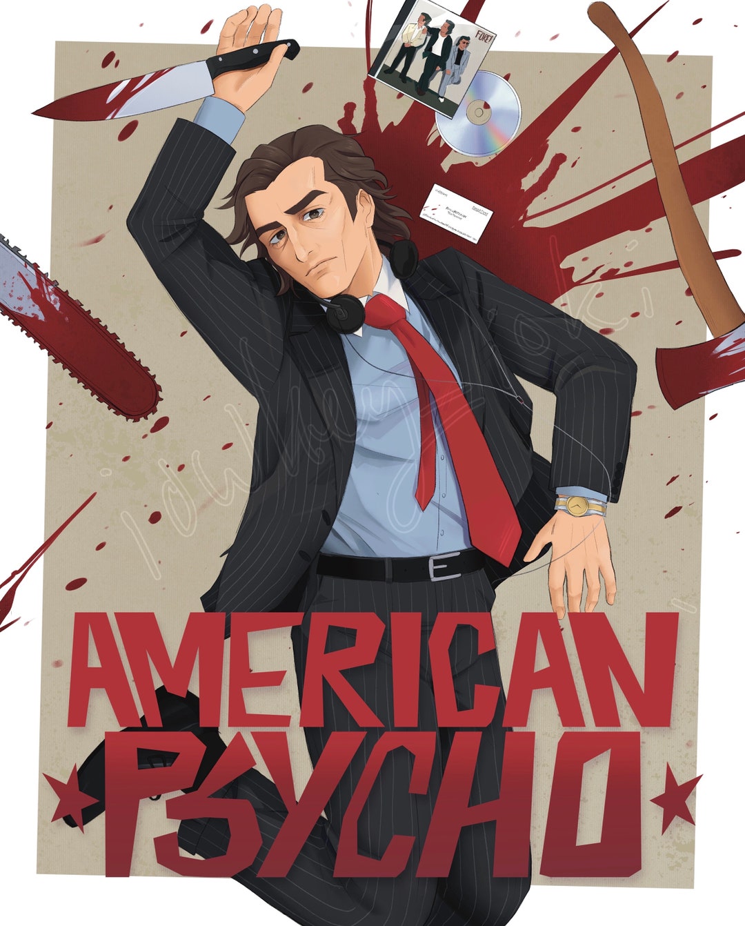 American Psycho Print - Etsy