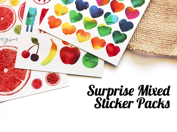 Surprise Sticker Pack Mixed Sticker Pack Goodie Sticker | Etsy