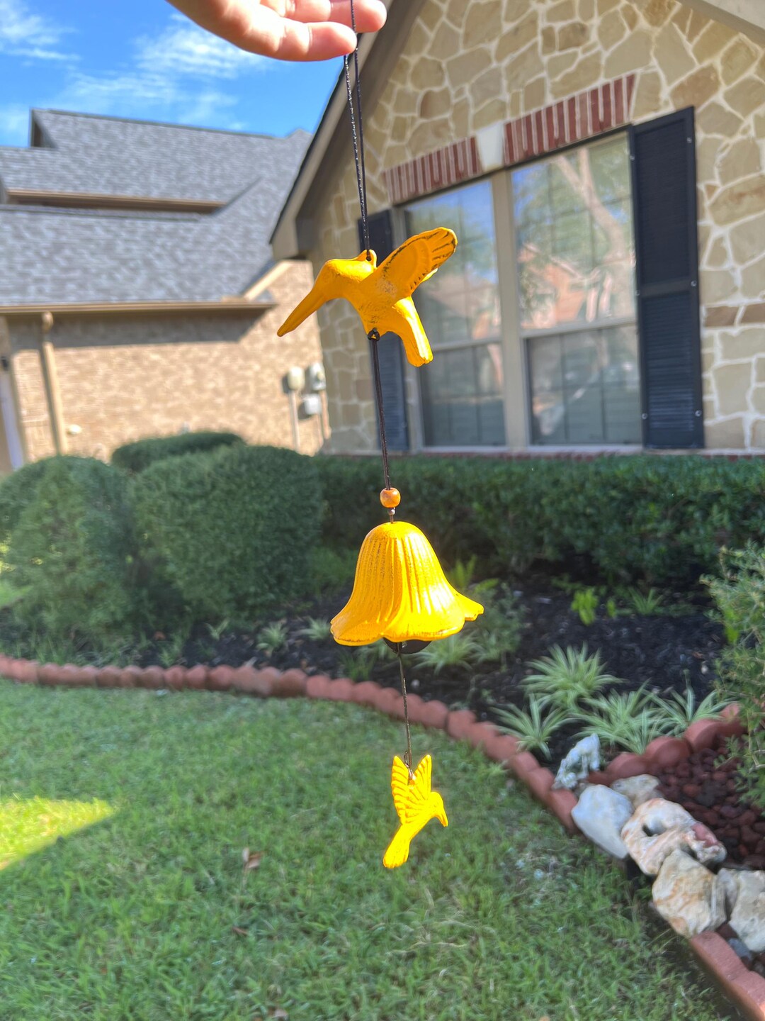 Japanese Style Cast Iron Hummingbird Wind Chimes 3.5" Wide - Etsy