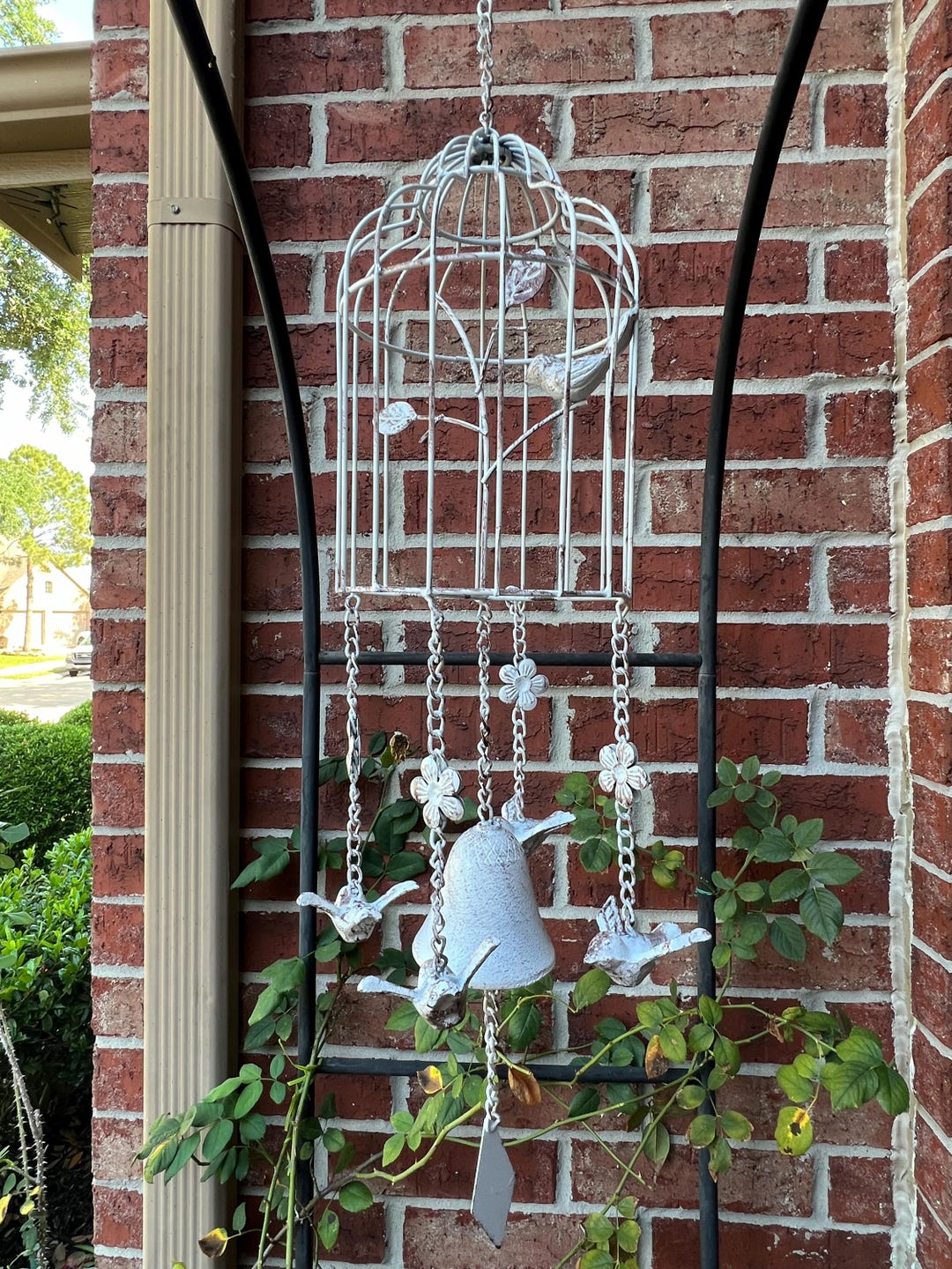 Metal Bird Cage Wind Chimes - Etsy