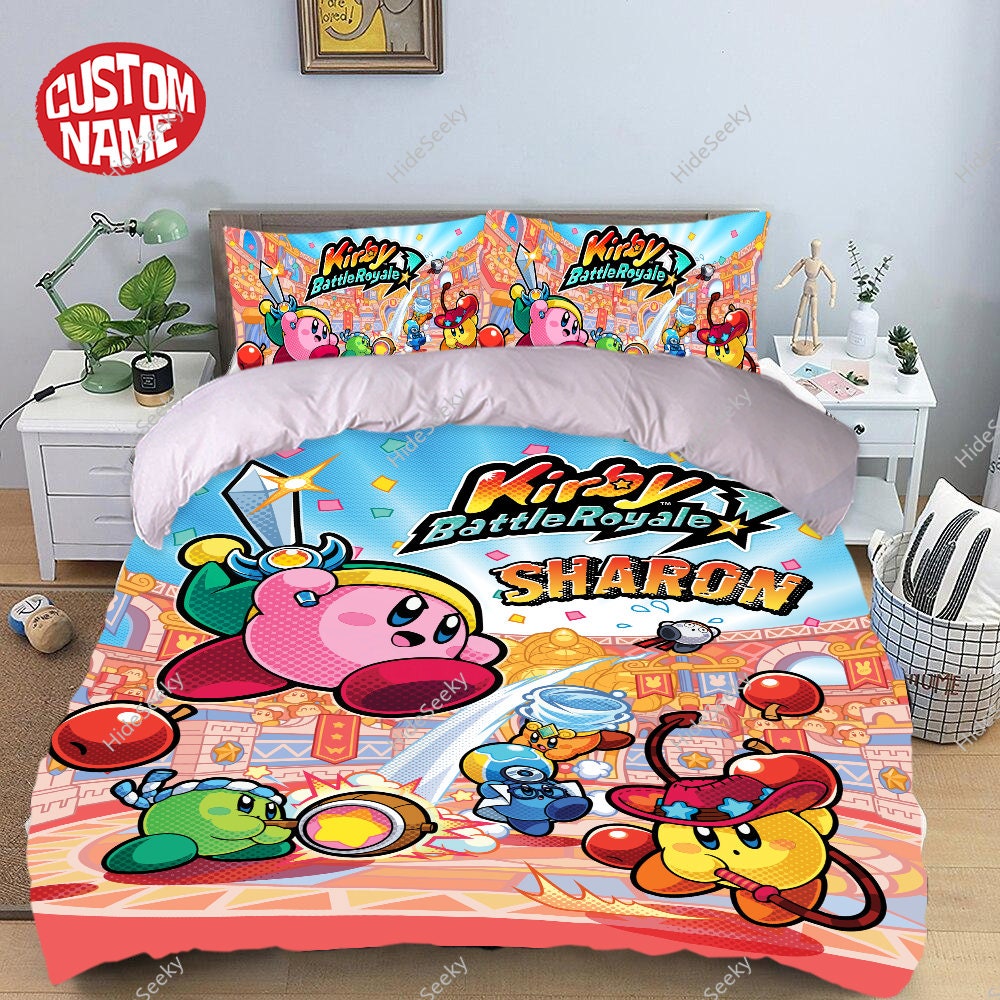 Personalized Kirby Bedding Set Designed & Sold By ChaZhan