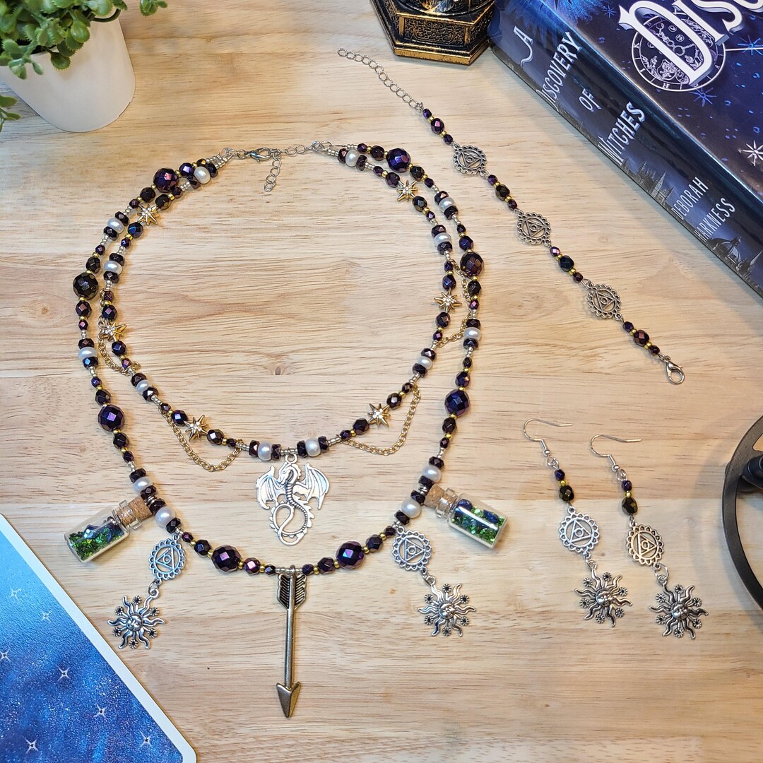 Fantasy Jewelry Set Cosplay Discovery of Witches Jewelry Necklace ...
