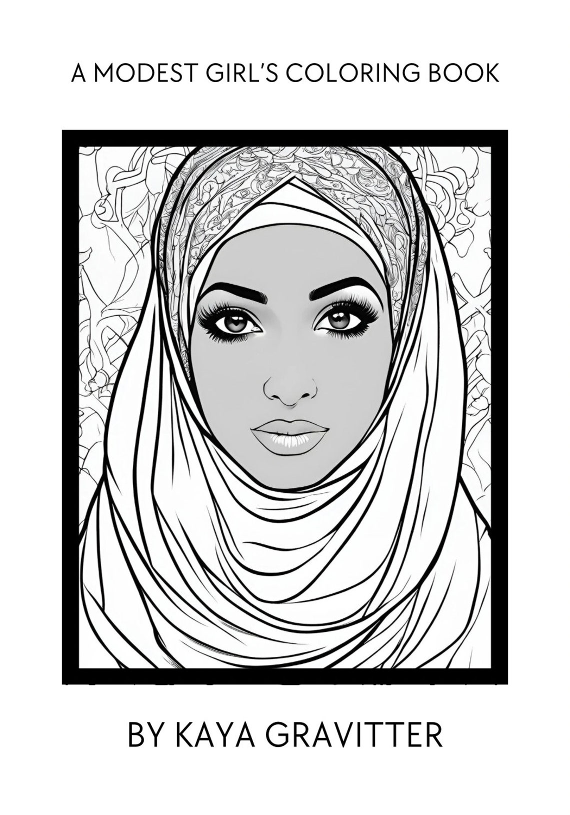 A Modest Girl’s Coloring Book by Kaya Gravitter (print) - Etsy