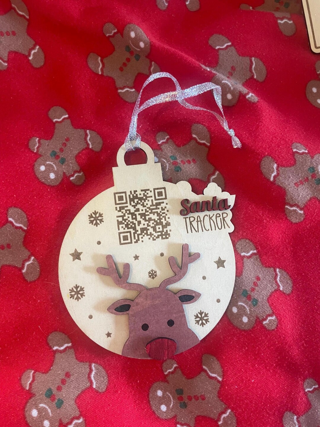 Santa Tracker Ornament! Santa Tracker,reindeer Ornament, Santa Ornament ...