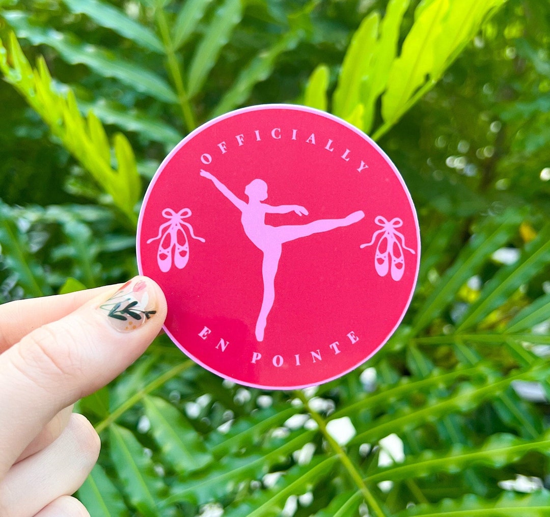 Officially En Pointe Sticker, Dance, Ballet, Ballerina, Dance Teacher ...