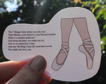 Tap Shoe Vinyl Sticker Vinyl Decal Laptop Sticker Dance - Etsy