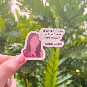 Maddie Ziegler Dance Moms Sticker, Dance, Funny, Quote, Kenzie, Laptop ...