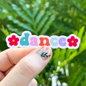 Retro Dance Sticker, Dance, Ballet, Ballerina, Jazz, Tap, Dance Gift ...