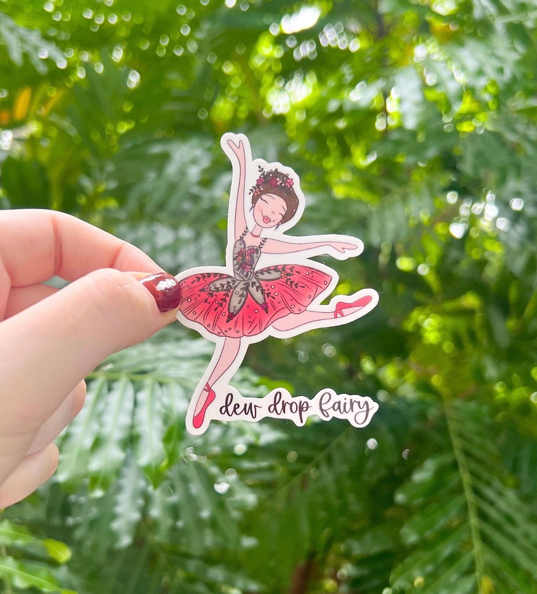 Dew Drop Fairy Nutcracker Sticker, Waterproof Ballet Dance Decal - Etsy