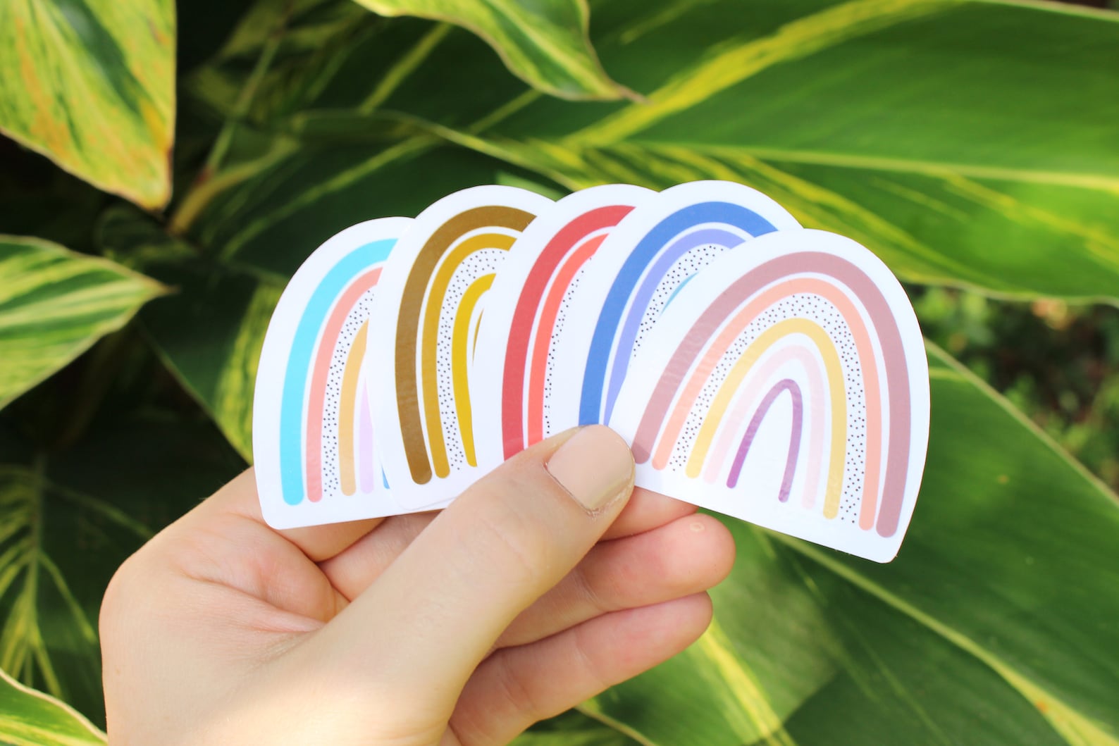 Rainbow Sticker Pack, Boho, Simple, Colorful, Laptop Sticker - Etsy