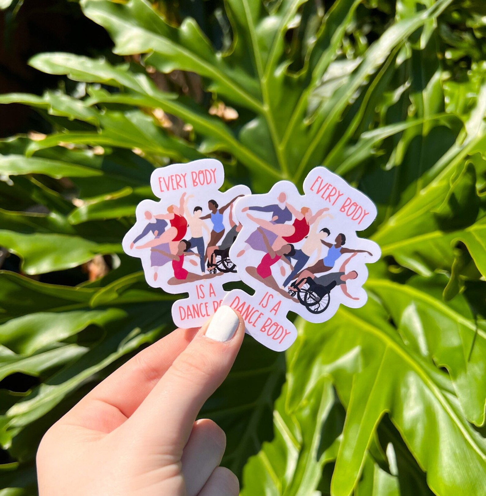 Every Body is a Dance Body Sticker, Dance, Colorful, Tap, Ballet, Body ...