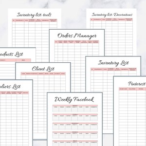 Bakery Business Planner, Cake and Bakery Business Planner, Financial ...