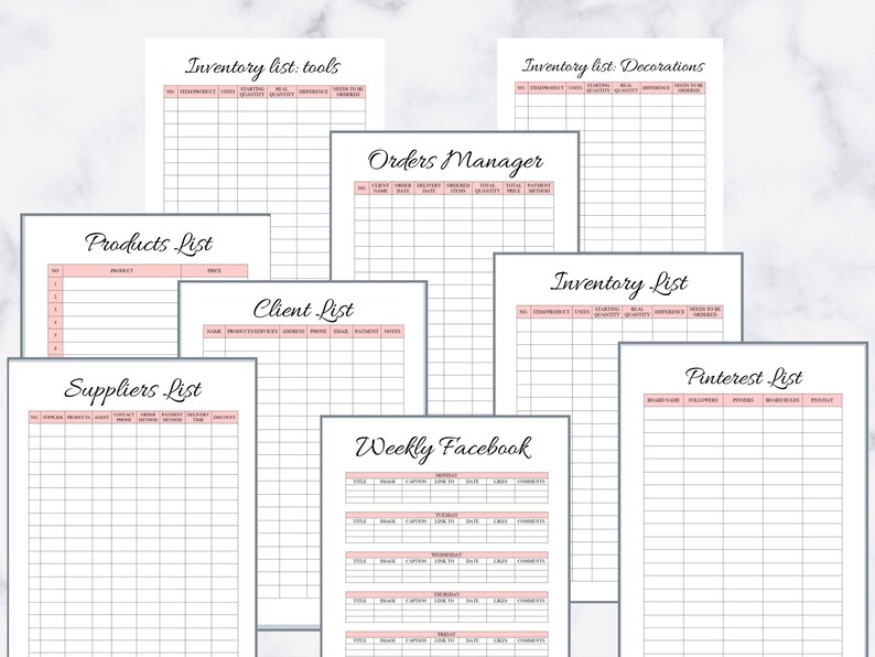 Bakery Business Planner, Cake and Bakery Business Planner, Financial ...