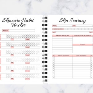 Beauty Planner, Skin Care Planner, Skin Care Journal, Beauty Routine ...