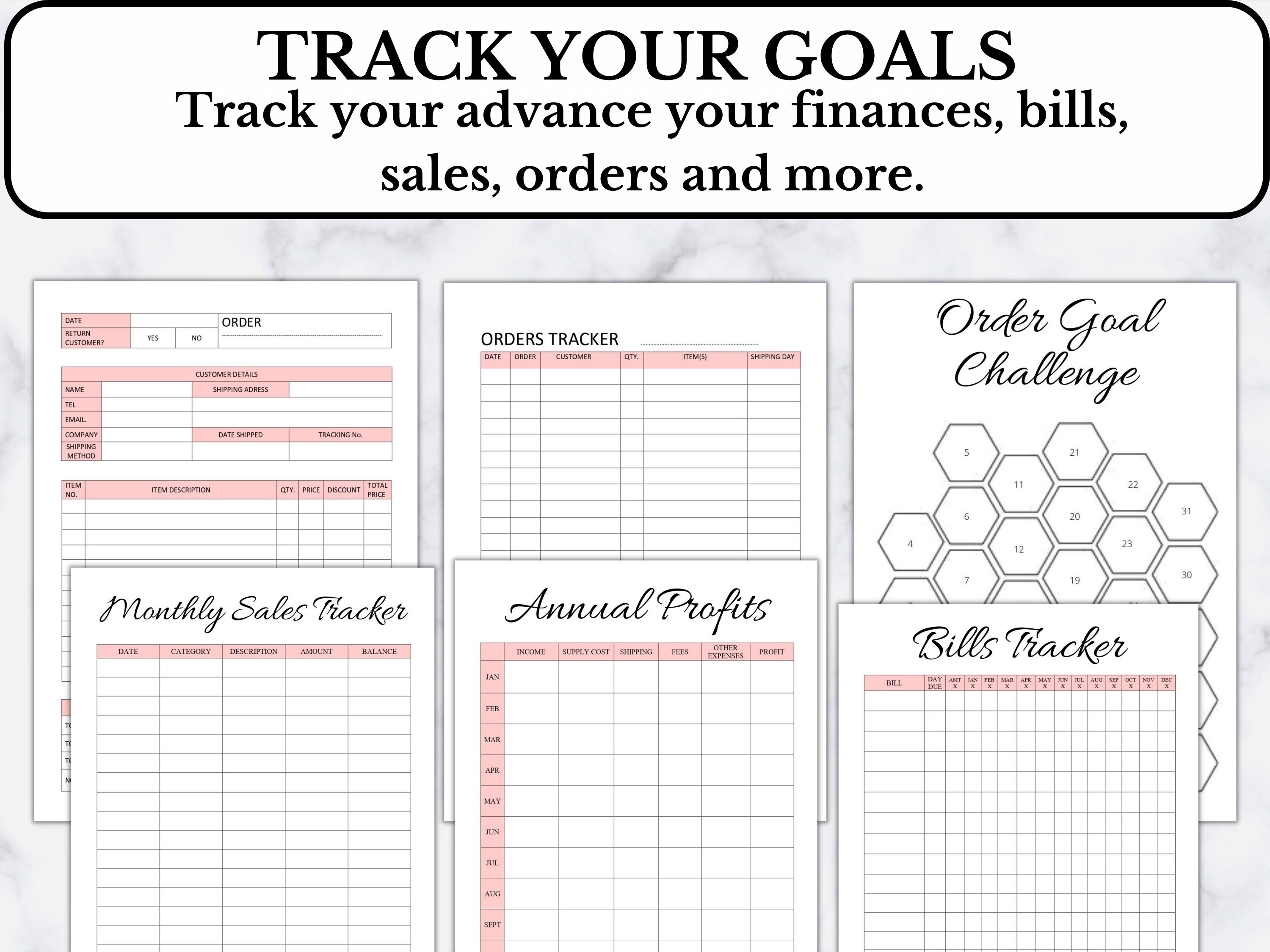 Printable Business Planner, Small Business Planner, Business Planner ...