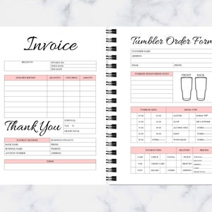 Business Essentials, Order Form, Tumbler Order Form, Business Expense ...