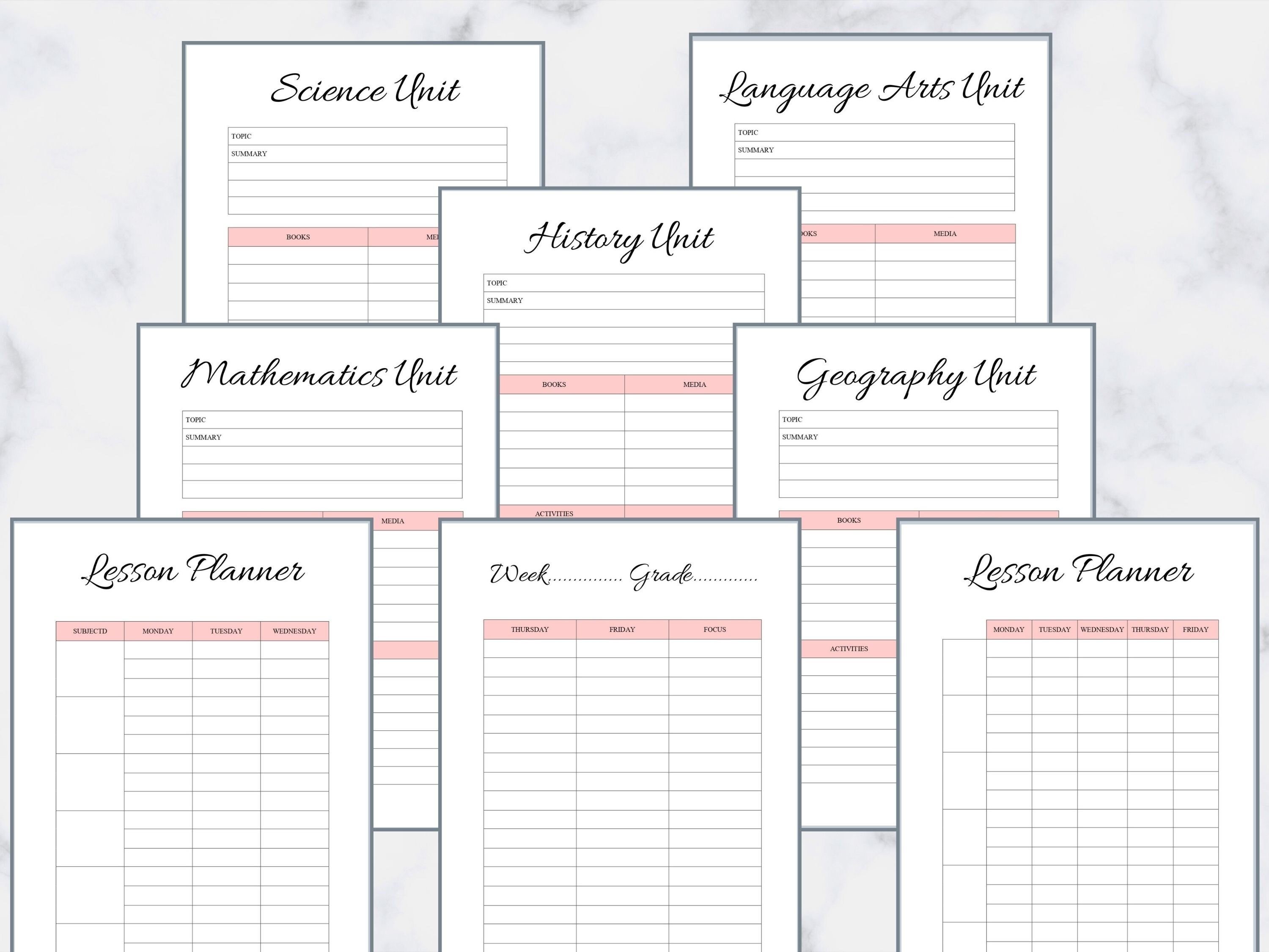 Homeschool Planner 2020-2021, Homeschool Planner, Homeschool Student ...